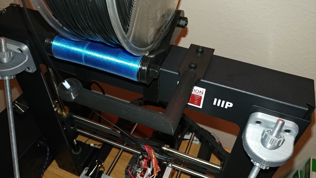 Free 3D file Wanhao i3 Maker Select Filament Guide & Riser - 4mm Short ...